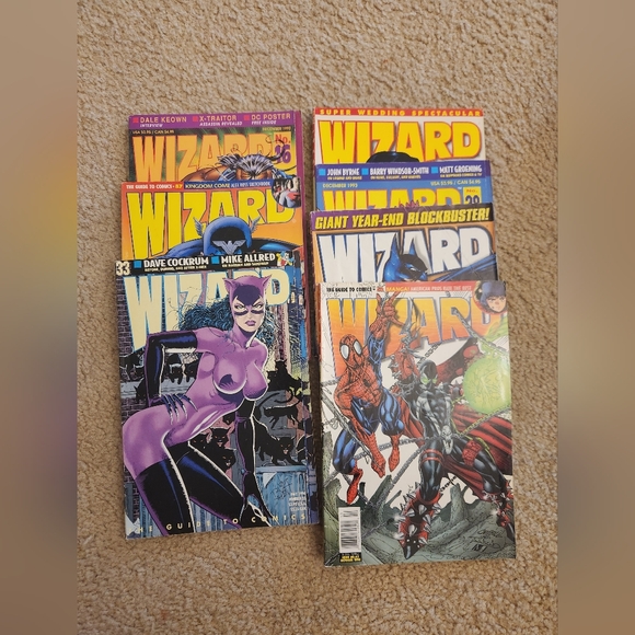 Other | Wizard Comics Set Of 7 Superhero | Poshmark